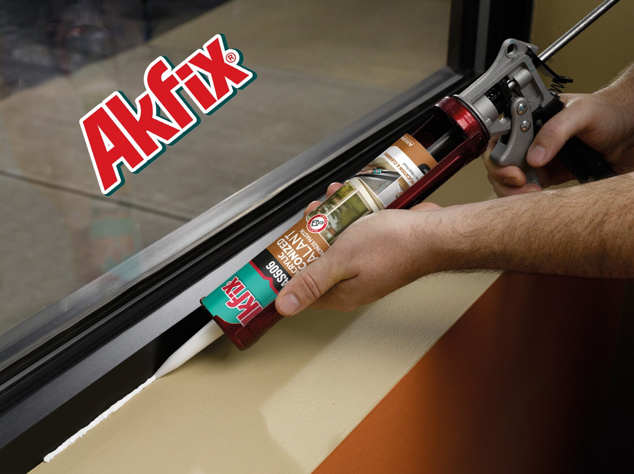 درزگیر اکریلیک سیلیکونایز شده آکفیکس Akfix AS606 - کالامهر